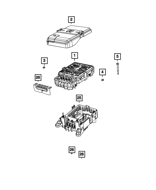 MOPAR NONE PDC - 68602404AA - 68602404AA | Mopar Online Parts