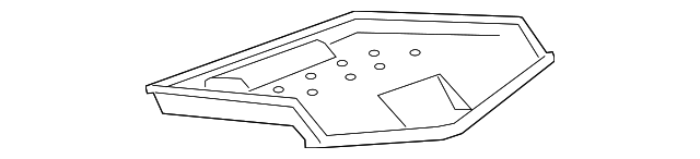 2015-2019 Cadillac Jet Black Instrument Panel Center Compartment Liner ...