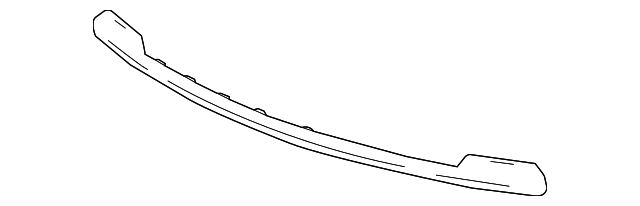 84833619 - Bright Chrome Front Bumper Fascia Lower Molding 2021-2023 ...