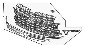 2021-2024 Chevrolet F Grille (Replaces Part Number 84913564) 85136870 ...