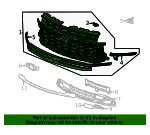 2021-2024 Chevrolet F Grille (Replaces Part Number 84913564) 85136870 ...