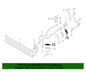 Genuine BMW 17-22-8-699-987 | Front Bracket Holder | FREE Shipping on ...
