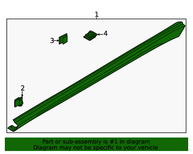 87751-Q5000 - Rocker Molding 2021-2024 Kia Seltos | Kia.Parts Store