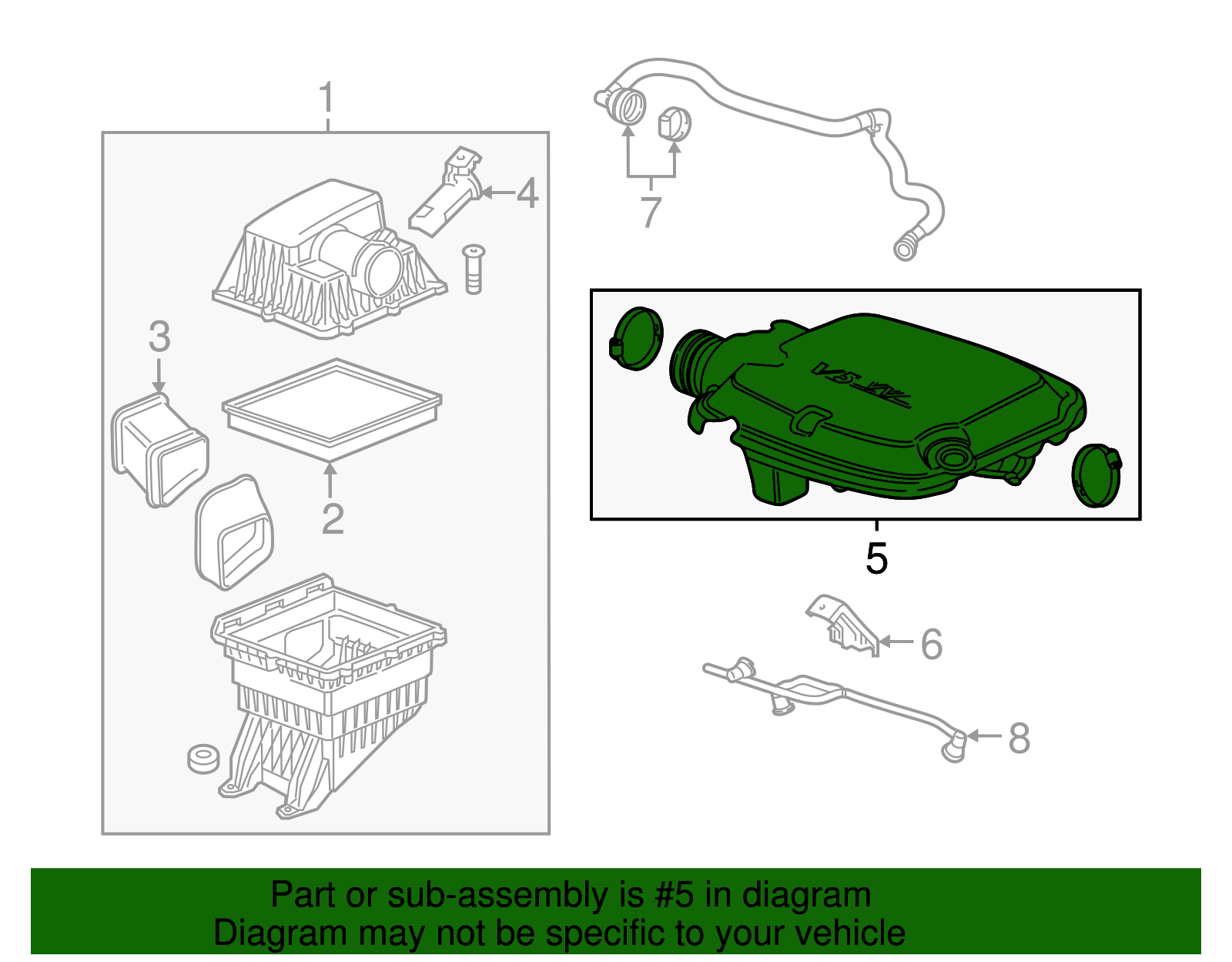 84535596 - 2017-2022 GM - Engine Cover | My GM Part