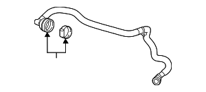 2017-2022 GM Positive Crankcase Ventilation Foul Air Tube 12703921 GM ...