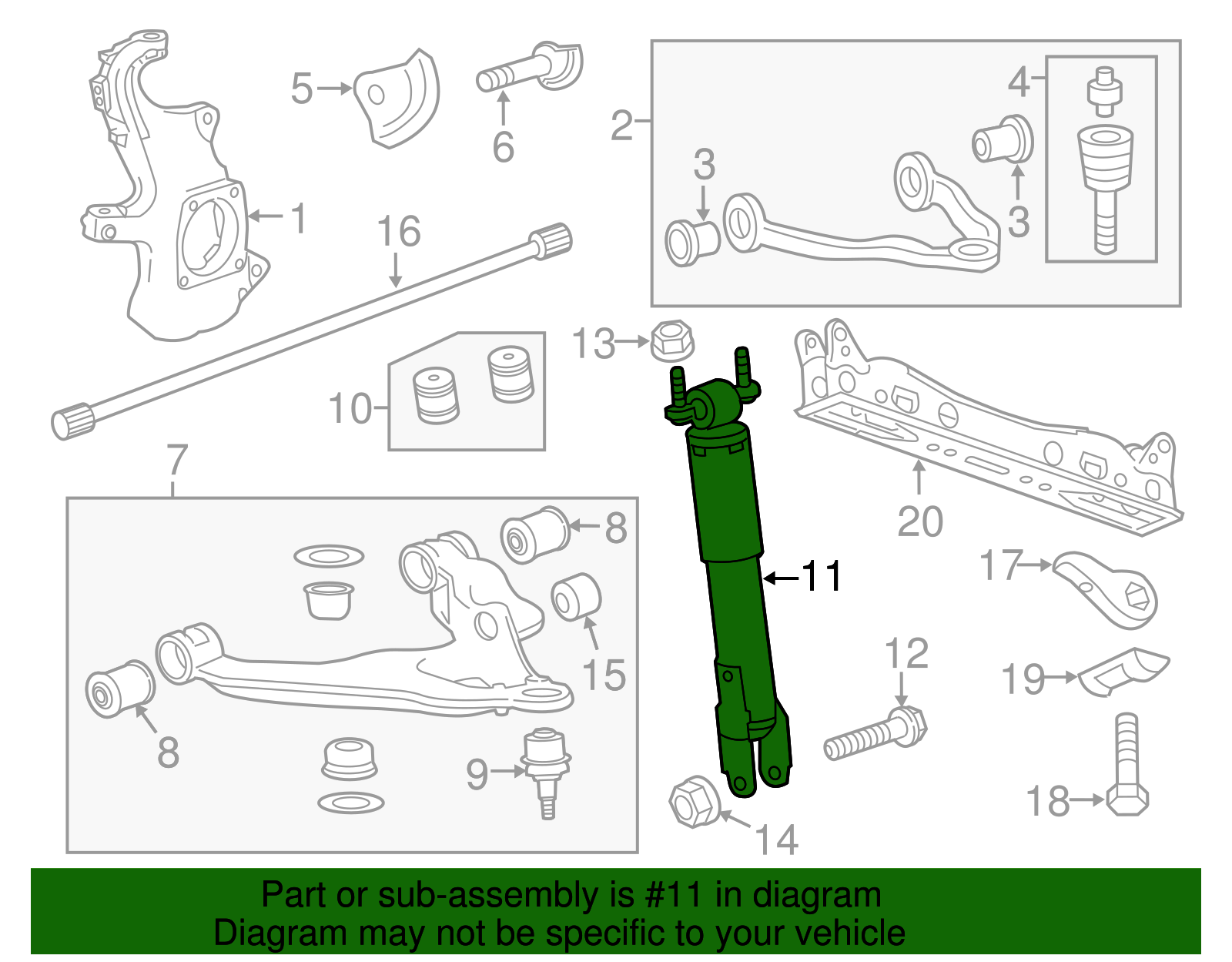 W (S)Absorber 19434053 GM | GMPartsDirect.com