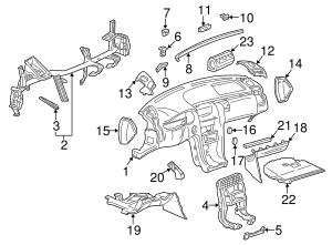 210-689-10-16 - Center Reinforced - 1996-2003 Mercedes-Benz | World ...