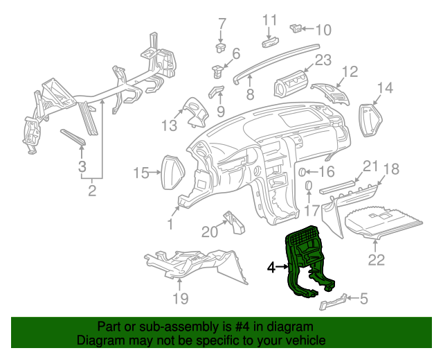 210-689-10-16 - Center Reinforced - 1996-2003 Mercedes-Benz | World ...