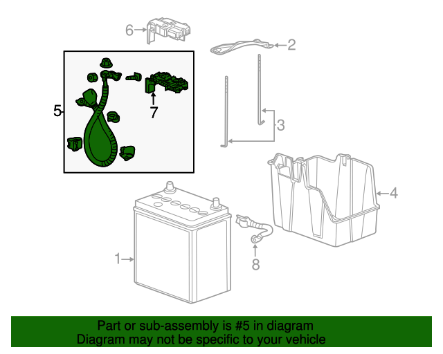 32410-SZT-A10 - Cable Assembly, Starter 2011-2016 Honda CR-Z | Honda ...