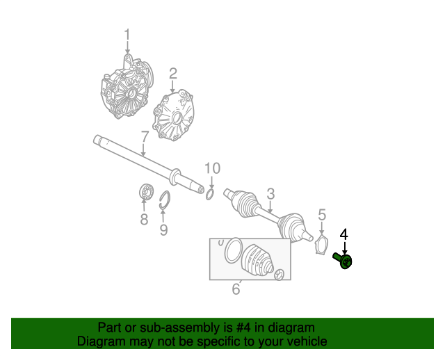 000-990-75-03 - Axle Bolt 2007-2023 Mercedes-Benz | Mercedes-Benz Parts ...