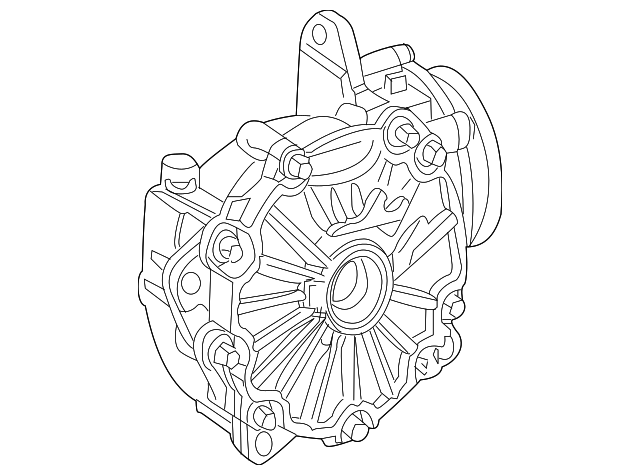 2012-2017 Mercedes-Benz Front Axle Differential 221-330-80-01 | MB OEM ...