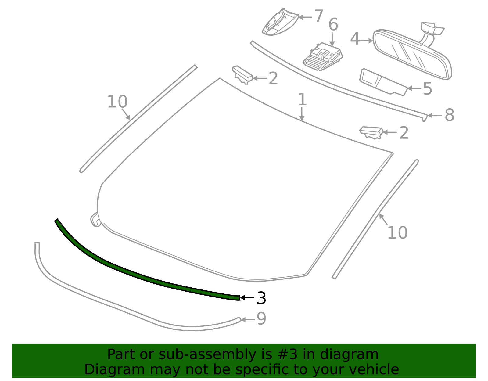 77466-SV4-000 - Seal Front Instrument - 1994-2020 Honda | Genuine Honda ...