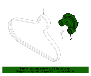 06N-903-133-A - Accessory Drive Belt Tensioner Assembly 2019-2024 Audi ...