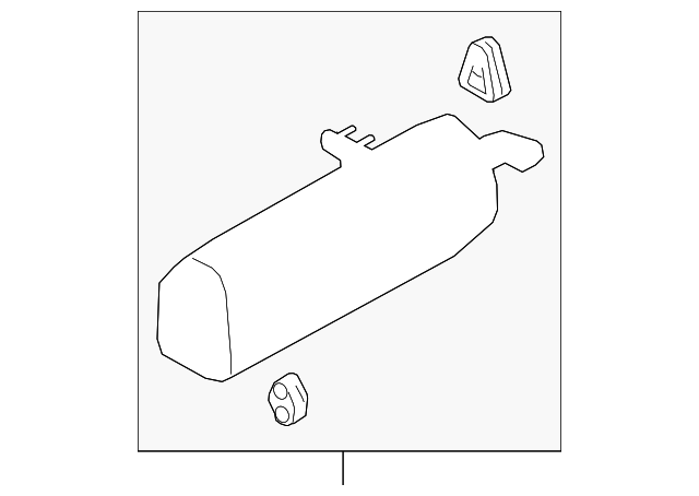 28710-M7440 - Rear Muffler 2019-2021 Kia Forte | Kia.Parts Store