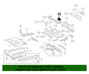 2009-2011 Toyota Tacoma Hole Cover 58332-04020 | Toyota Parts Center