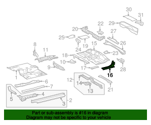 2005-2015 Toyota Tacoma Side Reinforced 57404-04011 | Toyota Parts Center