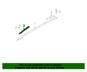 2008-2015 Nissan Front Cap 73830-JM00A | Nissan Parts OEM