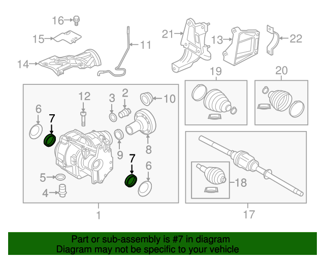 Genuine OEM Inner Seal Part# LR003153 Fits 2008-2023 Land Rover: Up To ...