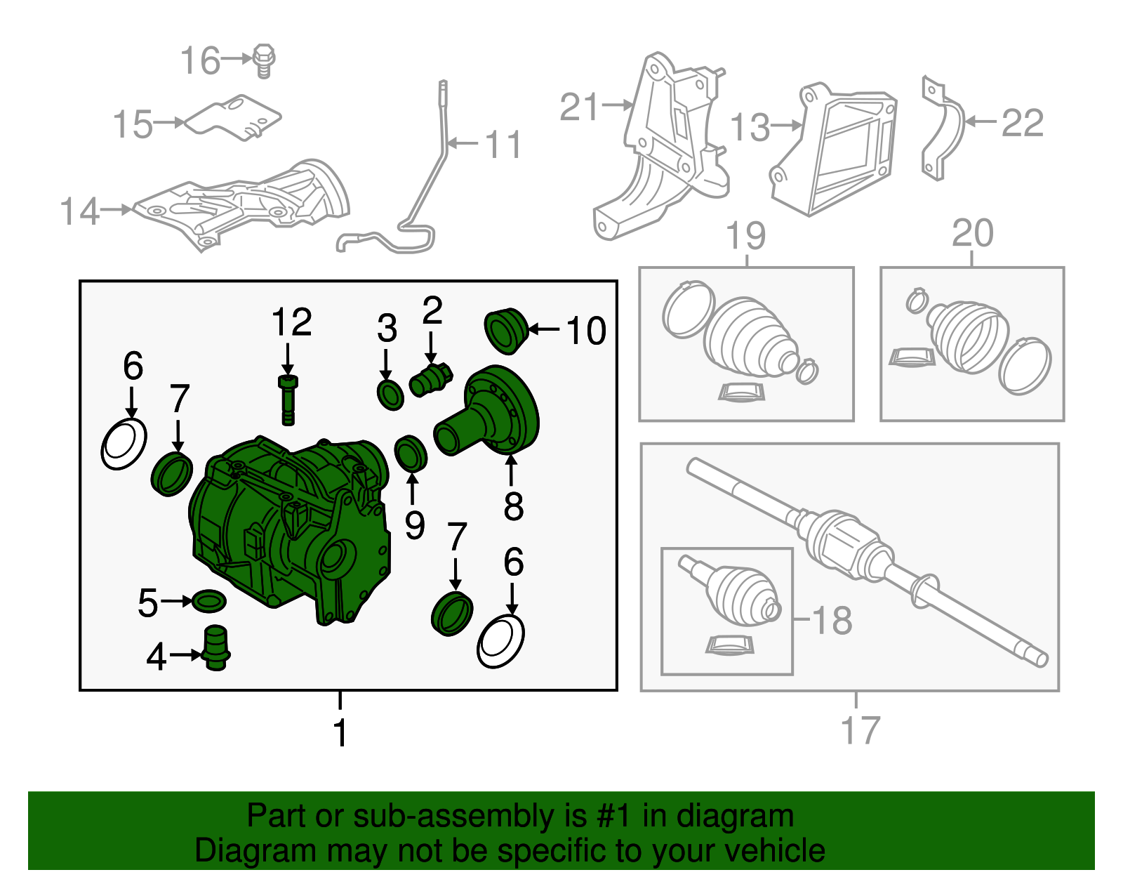 Genuine Transfer Case for 2014-2021 Land Rover | Land Rover Part ...