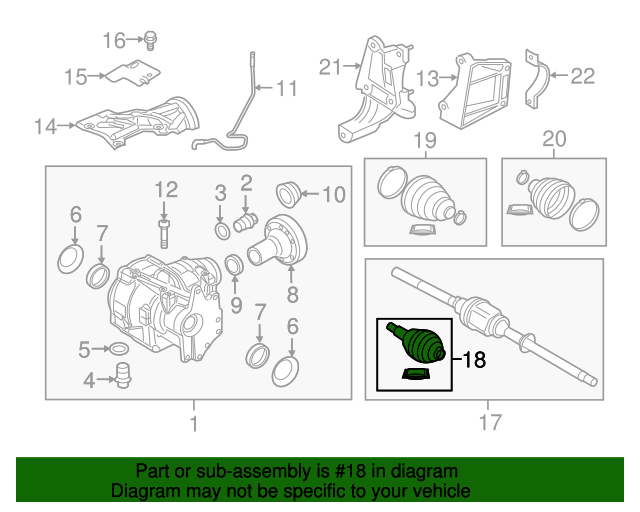 Genuine OEM Outer Joint Part# LR124673 Fits 2012-2023 Land Rover: Up To ...