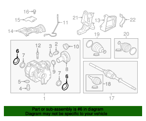 2008-2023 Land Rover Outer Seal LR003155 | LandRoverParamusParts