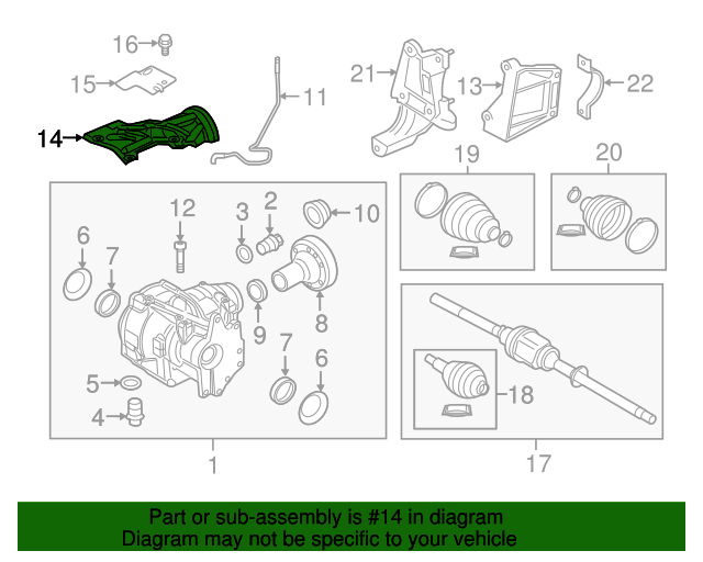 Genuine OEM Heat Shield Part# LR068975 Fits 2014-2019 Land Rover: Up To ...