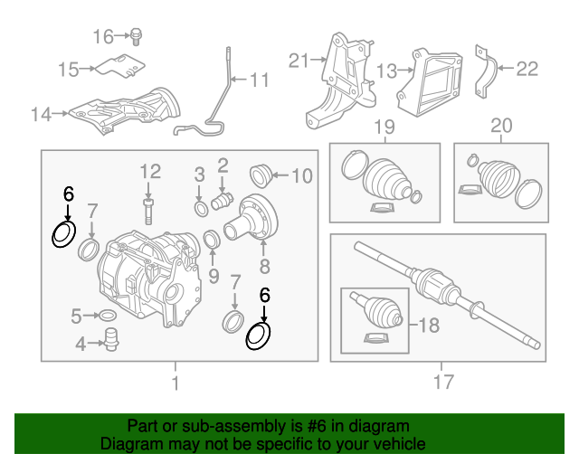 2008-2023 Land Rover Outer Seal LR003155 | LandRoverParamusParts