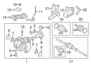 2014-2021 Land Rover Transfer Case LR051075 | LandRoverParamusParts