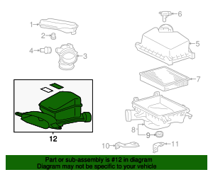 17750-0V041 - Air Inlet 2012-2018 Toyota | Longo Toyota Parts