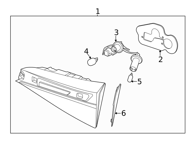 92403-Q5000 - Backup Lamp Assembly 2021-2023 Kia Seltos | Kia.Parts Store