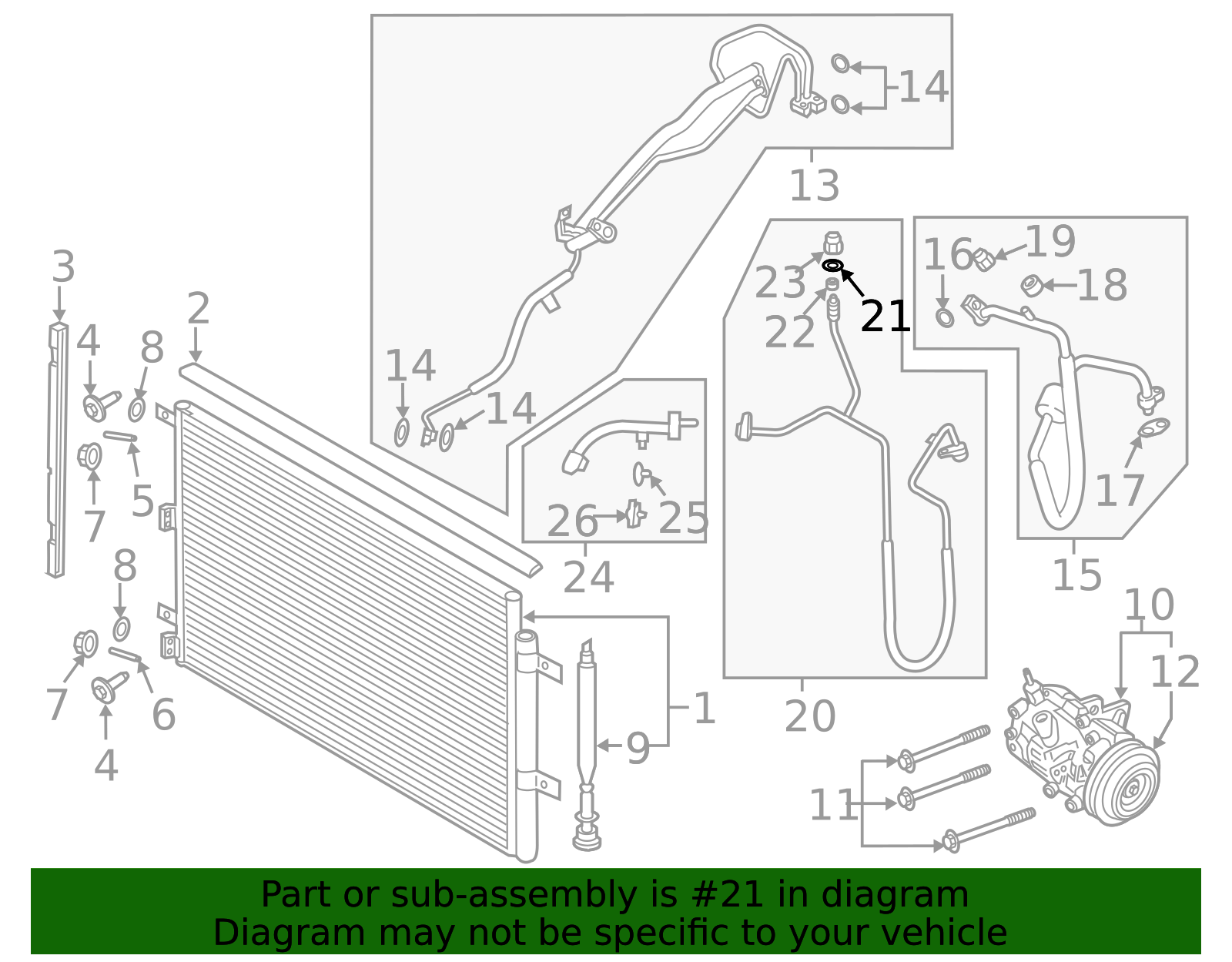 2013-2025 Ford Hose & Tube Assembly Seal Kit DS7Z-19B596-A | OEM Parts ...