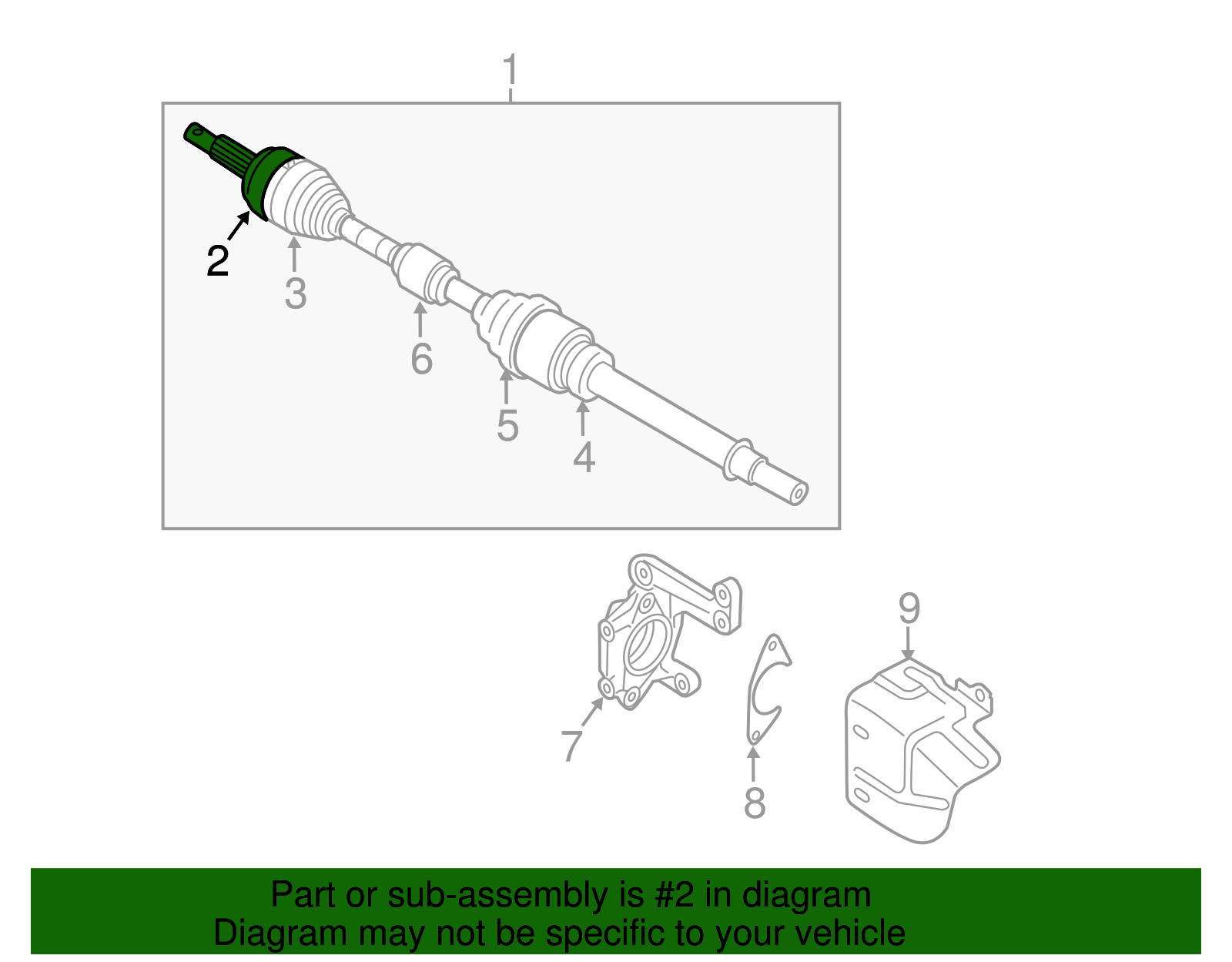 39211-3NF0C - Outer Joint Assembly 2011-2017 Nissan | Nissan Parts ...