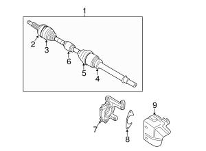 39211-1KB0A - Outer Joint Assembly - 2011-2017 Nissan Juke | Conicelli ...