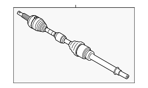 2011-2017 Nissan Juke Axle Assembly 39100-1KB0A | Nissan Parts Plus