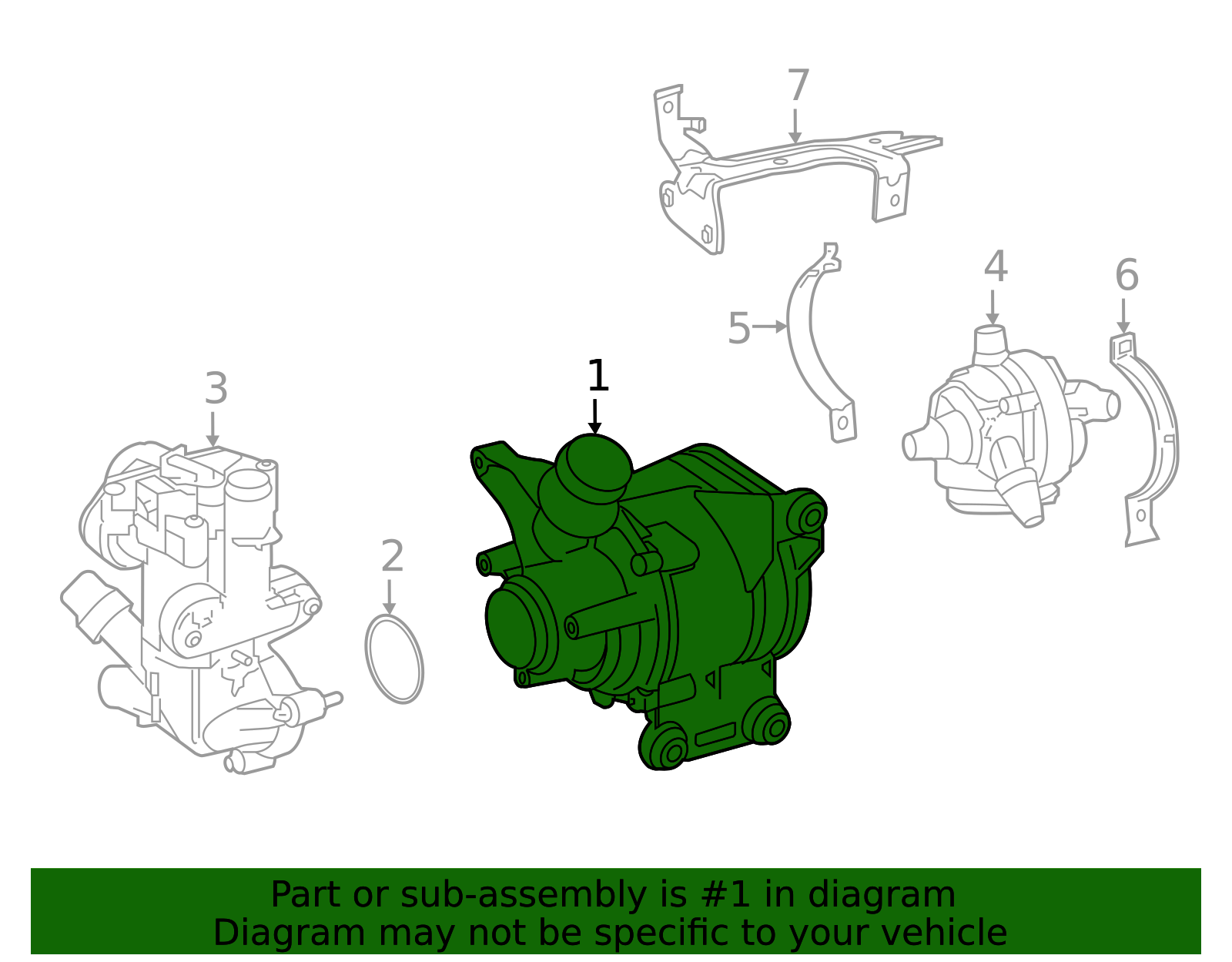 264-200-03-01-80 - Engine Water Pump AutoNation Parts