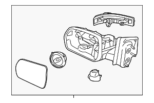 2015-2018 Ford Edge Mirror Outside FT4Z-17682-AA | GetOEMParts.com