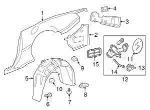 2016-2021 Chevrolet Camaro Lower Extension - Passenger Side (RH ...