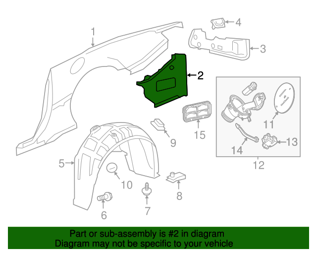 23150866 GM Driver Side Body Side Outer Panel Extension | GM Parts Store