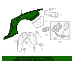 84126574 GM Driver Side Body Side Outer Panel | GM Parts Store