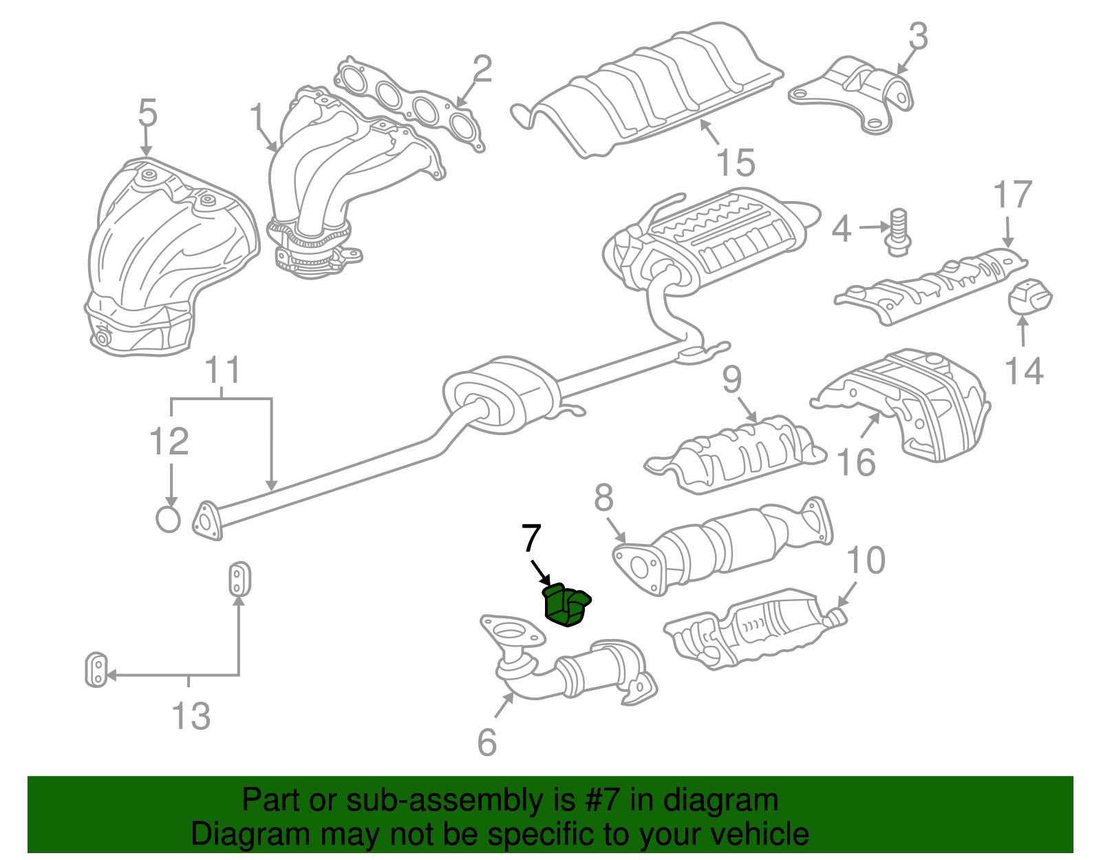 18215-SDA-A11 - Mount Cushion 2003-2005 Honda Accord | Honda Parts Online