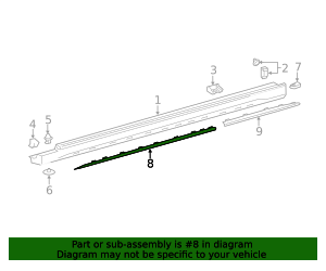 1776982800 - Front Molding 2019-2021 Mercedes-Benz | Mercedes-Benz USA ...