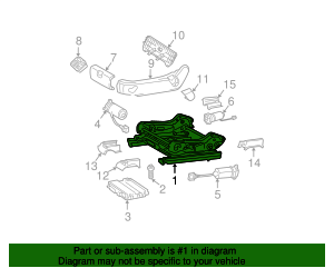 2005-2011 Mercedes-Benz Adjuster 000-910-72-36 | AutoNationParts.com