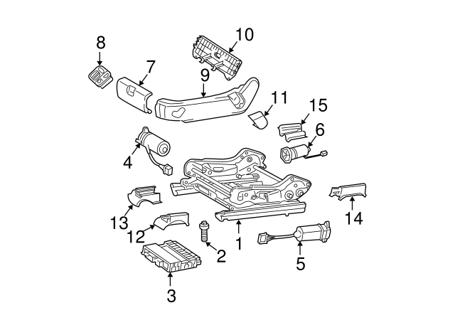 2005-2011 Mercedes-Benz Adjuster 000-910-72-36 | AutoNationParts.com
