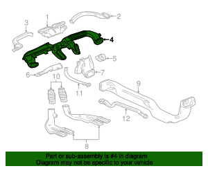 2016-2020 Chevrolet Malibu Air Distribution Duct 84612476 | TascaParts.com