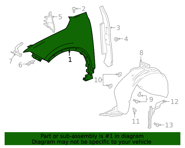 Fender 84676688 | GMPartsDirect.com