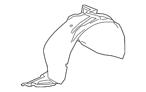 2019-2025 Chevrolet Blazer Front Passenger Side Wheelhouse Liner ...