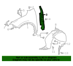 2019-2024 Chevrolet Blazer Front Fender Insulator 42441955 GM ...