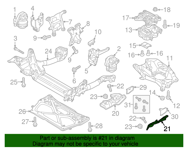 4G0-399-299-A - Side Shield 2012-2018 Audi | Audi OEM Parts