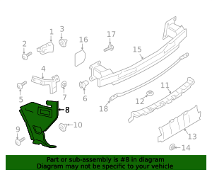 2019-2023 Porsche Cayenne Guide Bracket 9Y0-807-377 | Sunset Porsche Parts