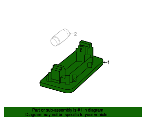 246-820-00-66 - License Lamp 2015-2017 Mercedes-Benz | Mercedes-Benz ...